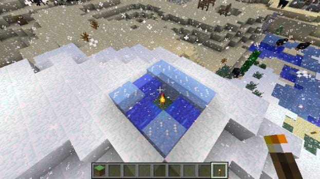 How To Melt Ice In Minecraft With Lava And Without Light - Techs And Games