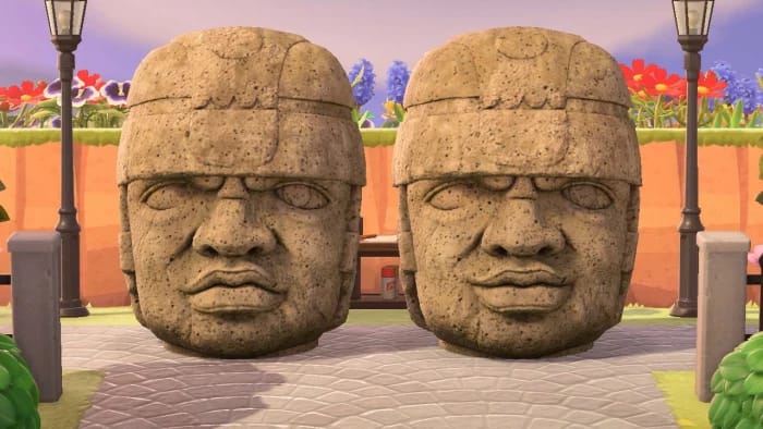 Rock Head Statue Achn In Animal Crossing - Techs And Games